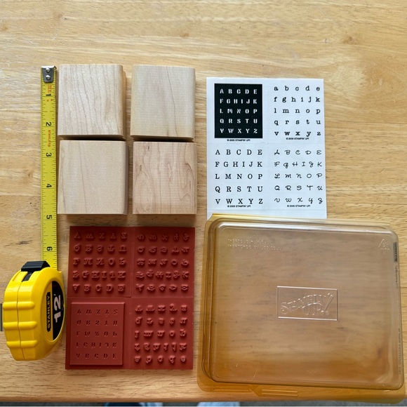 Stampin' Up! | Design | Brand New Stampin Up Alphabet Stamp Set With ...